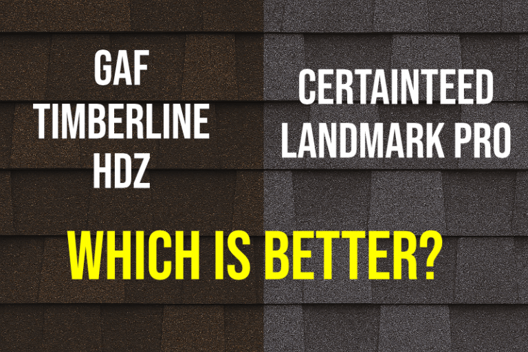 GAF Timberline HDZ versus Certainteed Landmark Pro | Which Shingle Is